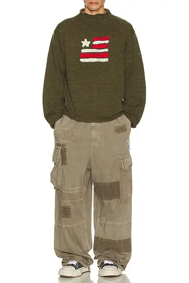 RICE NINE TEN Knitted Roll Neck Sweater