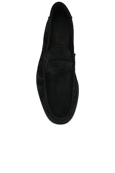 TOM FORD Suede Twisted Band Ripley Loafer - Black