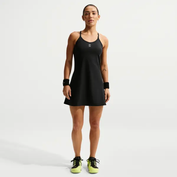 Nike Court Advantage Dri-fit Tennis Dress - Black