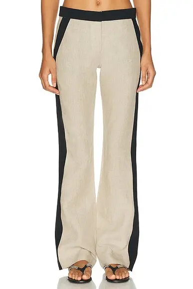 Coperni Taped Tailored Pant - Beige