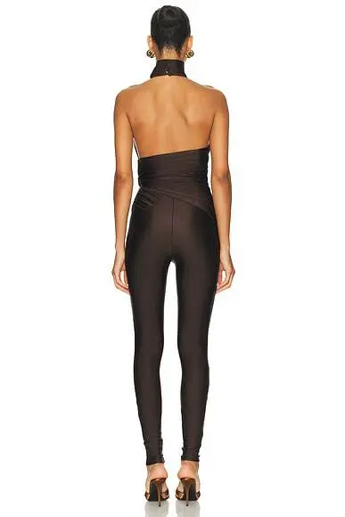 Andamane Tatiana Sleeveless Halterneck Jumpsuit