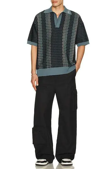 Amiri Striped Polo