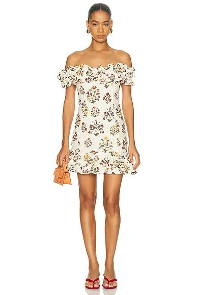 Agua Bendita Jardin Mini Dress - Andes