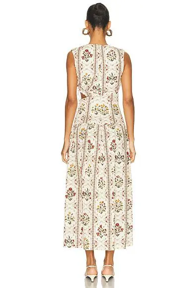 Agua Bendita Printed Cotton Dress - Andes