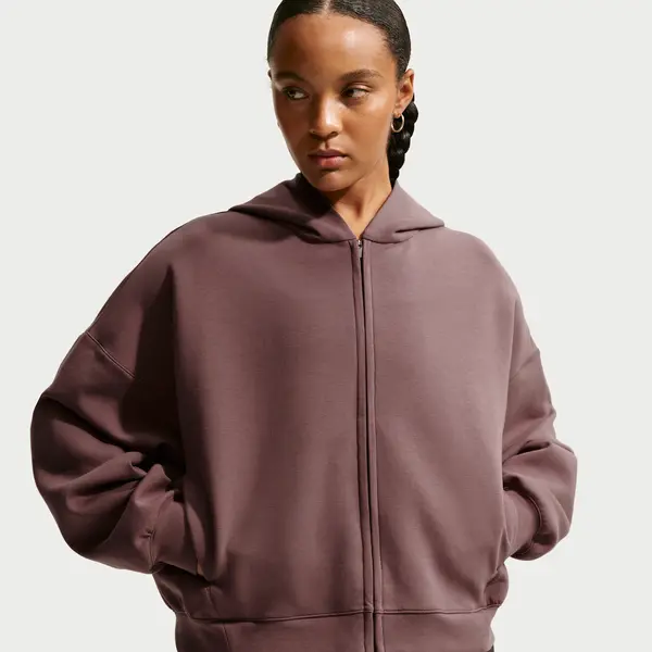 Nike 24.7 Impossiblysoft Full-zip Hoodie - Purple