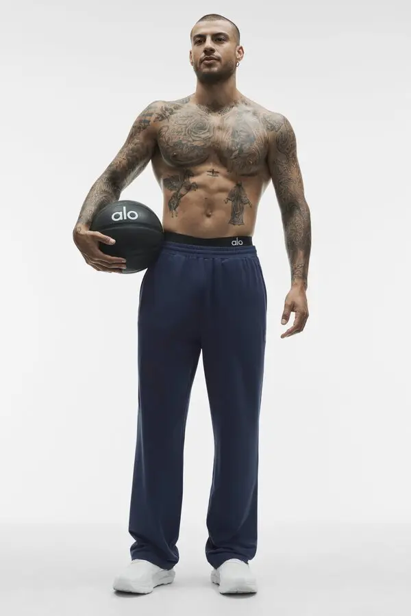 Alo Yoga Straight Leg Pants - Navy