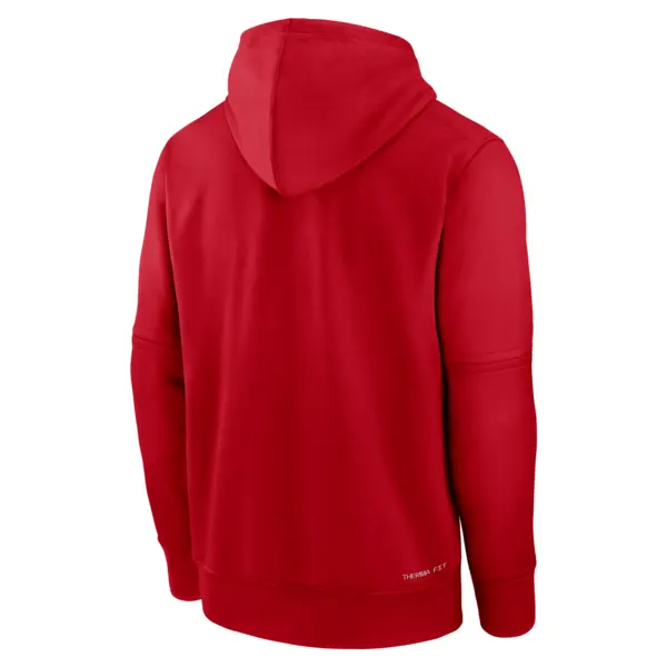 Nike Washington Nationals Authentic Collection Therma Mlb Pullover Hoodie - Red