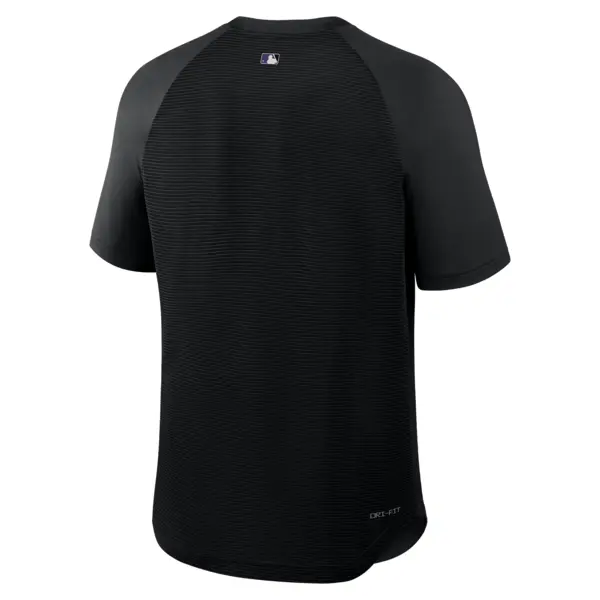 Nike Colorado Rockies Authentic Collection Batting Practice Pregame Mlb Top - Black