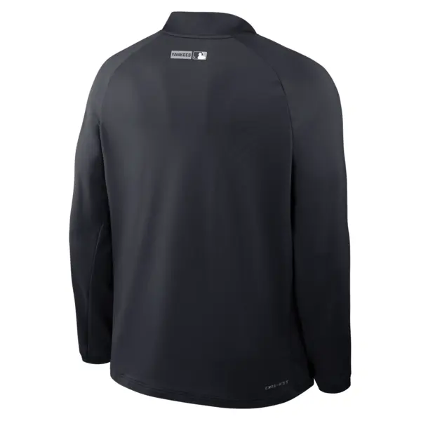Nike New York Yankees Authentic Collection Dri-fit Mlb 1/2-zip Long-sleeve Top - Blue