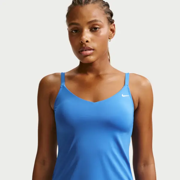 Nike Swim Effortless Essential V-neck Tank Topini - Blue
