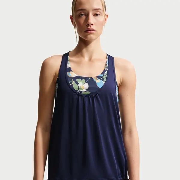 Nike Swim Layered Tank Topini - Blue