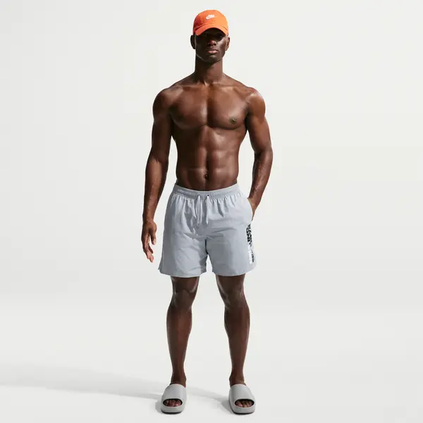 Nike Swim Breaker 7" Fully Lined Volley Short - Grey