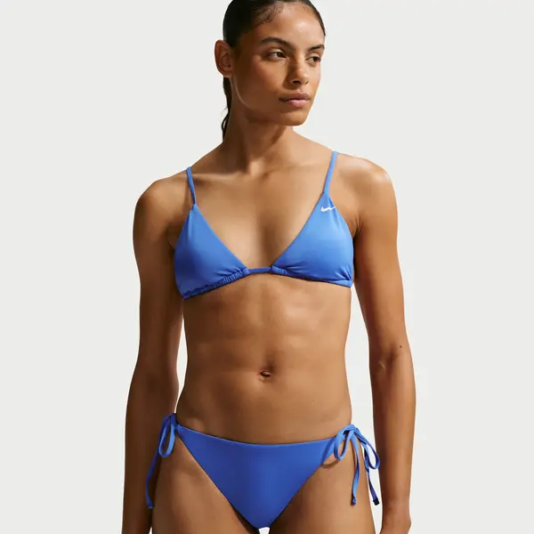Nike Swim Essential Tie-string Bikini Bottom - Blue