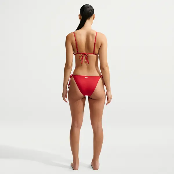 Nike Swim Effortless Essential Triangle Bikini Top - Red