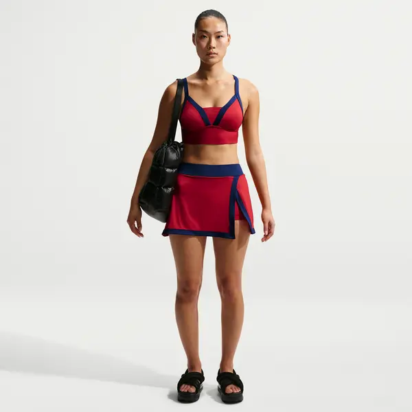 Nike Swim Swim Skirt - Red