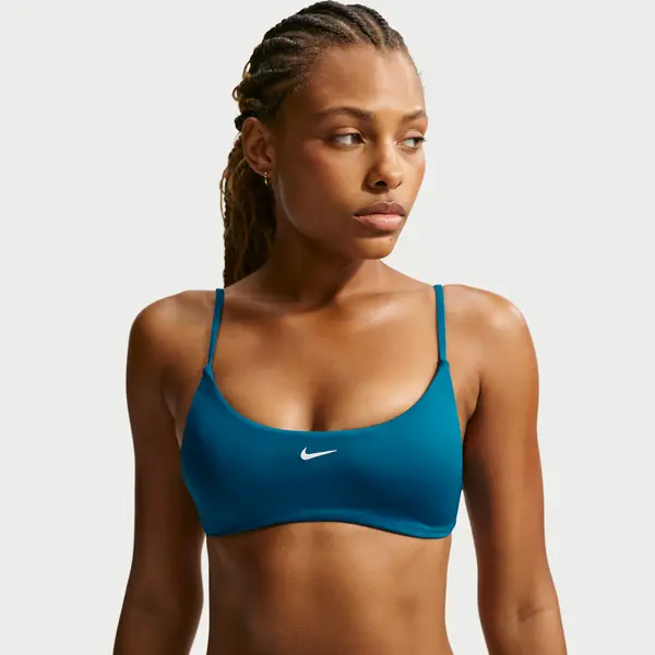 Nike Swim Essential Bralette Bikini Top - Blue