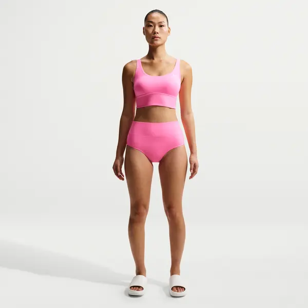 Nike Swim Effortless Essential High Waist Full Bottom - Pink