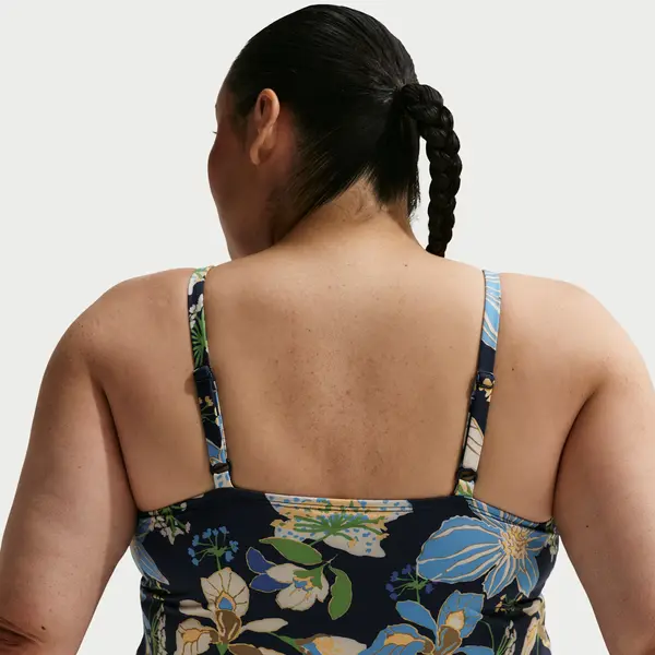 Nike V-neck Tankini - Blue