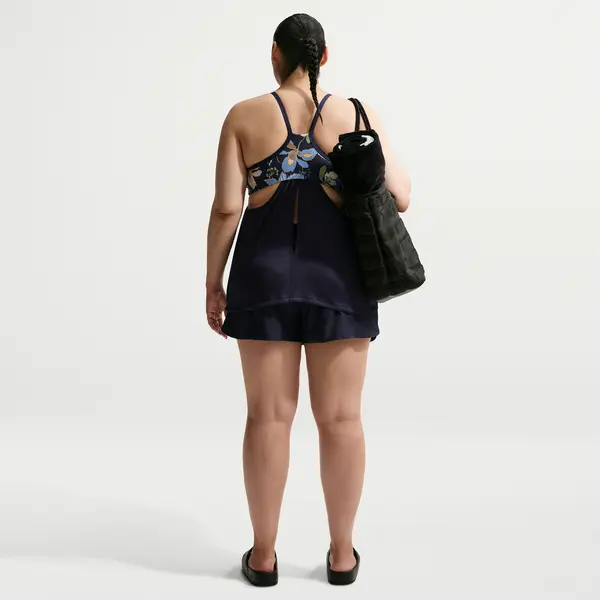 Nike Layered Tankini With Floral Print Top