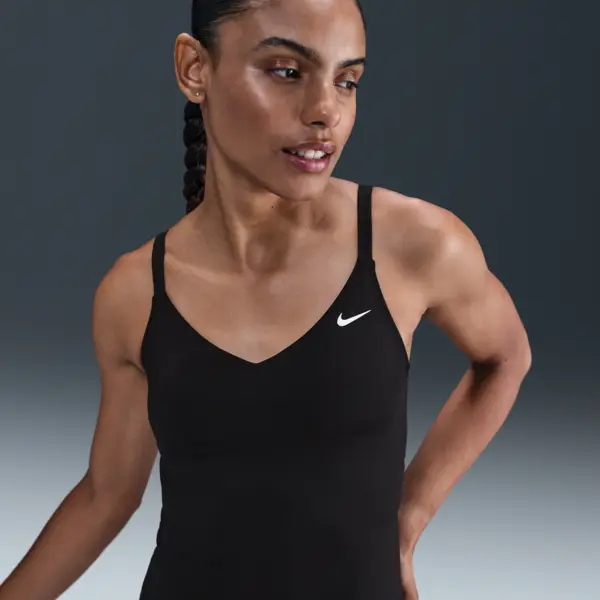 Nike Swim Effortless Essential V-neck Tank Topini - Black