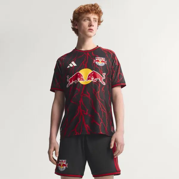 Adidas Red Bull New York 26/27 Home Authentic Jersey - Black