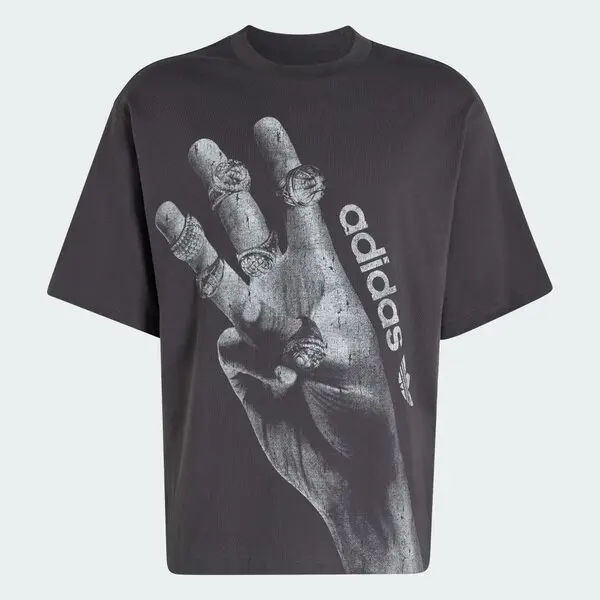 Adidas Originals Championship Rings Graphic Tee - Utility Black