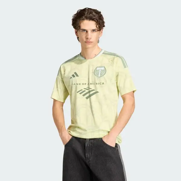 Adidas Portland Timbers 26/27 Away Jersey - Ice Yellow / Multi