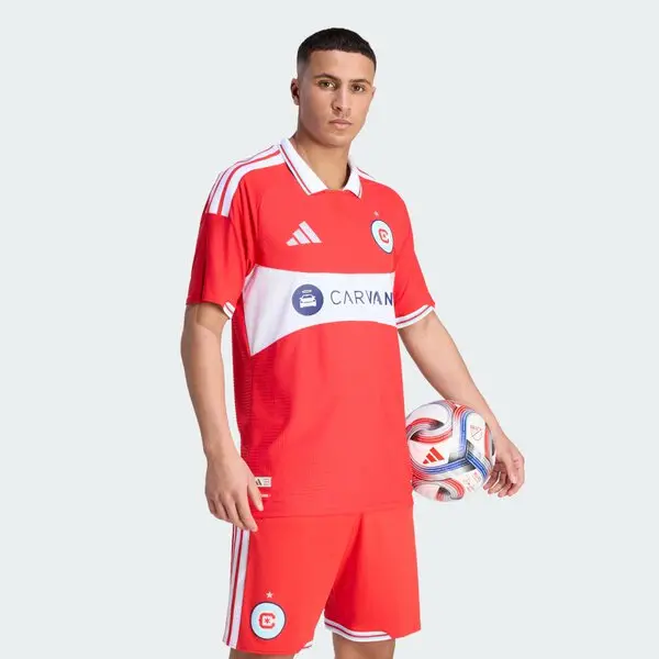 Adidas Chicago Fire Fc 26/27 Home Authentic Jersey - Vivid Red