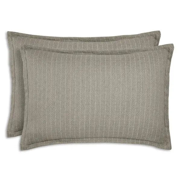 HUDSON PARK COLLECTION Woven Diamond Sham Set, King Exclusive