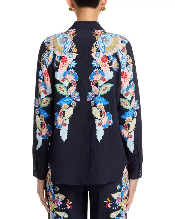 T Tahari Button Down Blouse