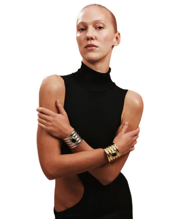 HEAVEN MAYHEM Clarke Cuff - Silver