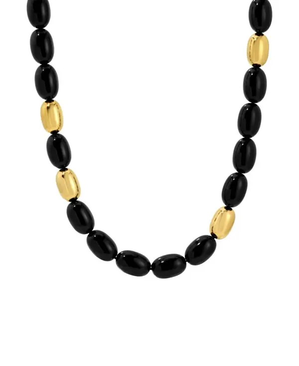 HEAVEN MAYHEM Clementine Necklace - Black And Gold