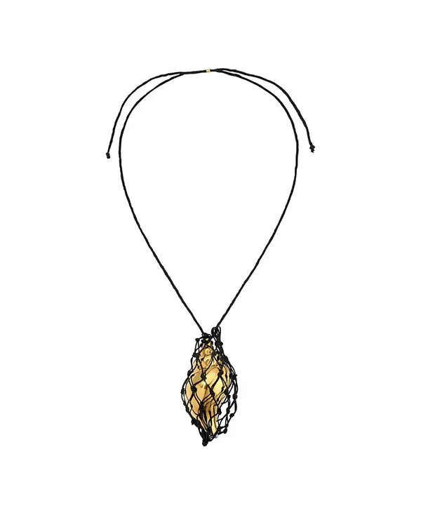 HEAVEN MAYHEM Sterling Necklace - Black And Gold