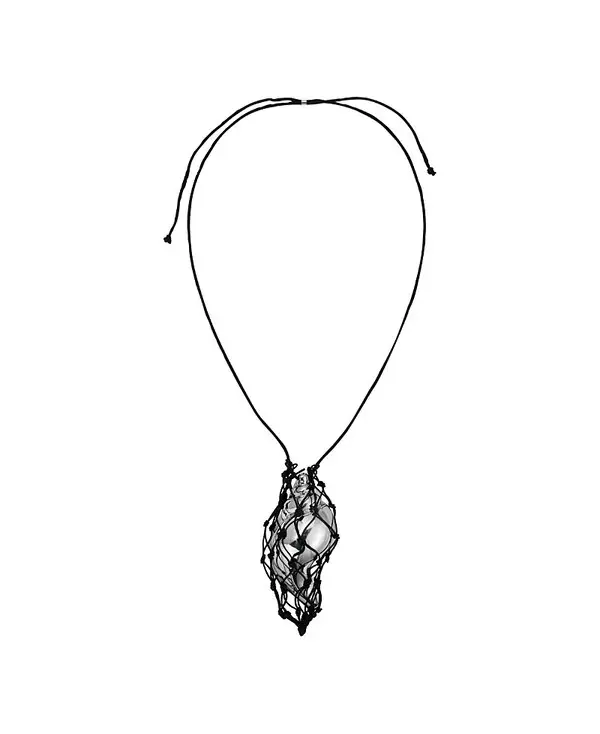 HEAVEN MAYHEM Sterling Necklace - Black And Silver