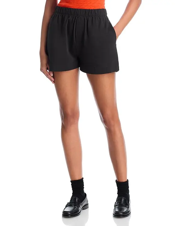 ATM Anthony Thomas Melillo Heavyweight Pull On Shorts - Black