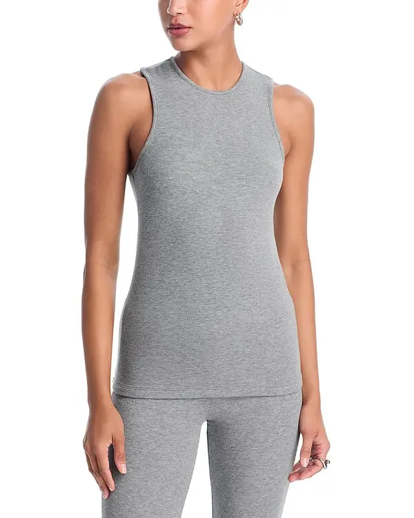 ATM Anthony Thomas Melillo Ribbed Racerback Tank Top