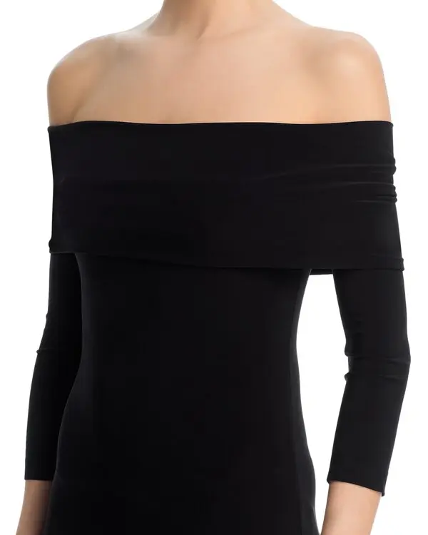 Norma Kamali Fishtail Gown - Black