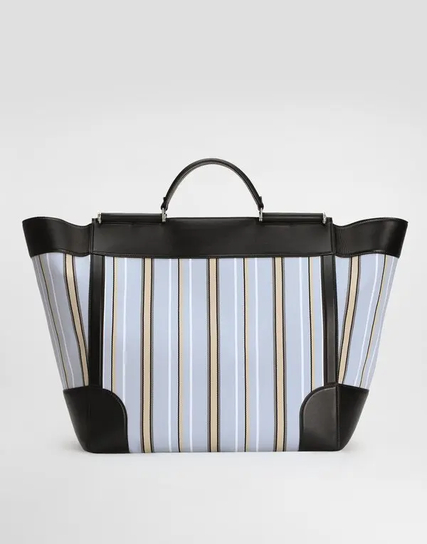 Dolce & Gabbana Sicily Striped Jacquard Handbag - Multicolor