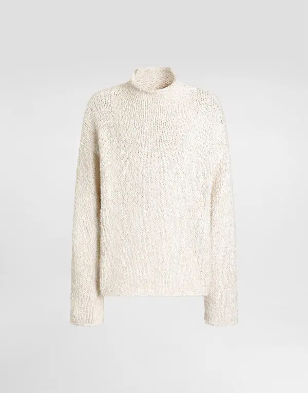 Dolce & Gabbana Cotton-blend Pullover - White