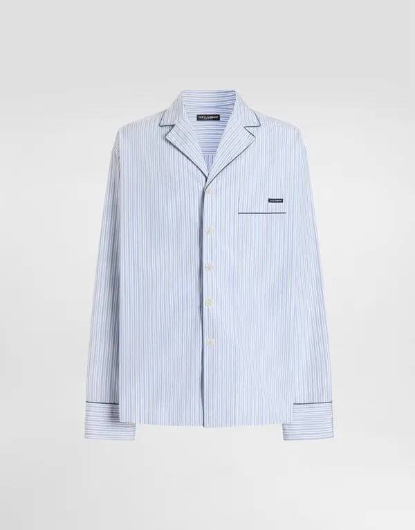 Dolce & Gabbana Striped Poplin Vanity Shirt