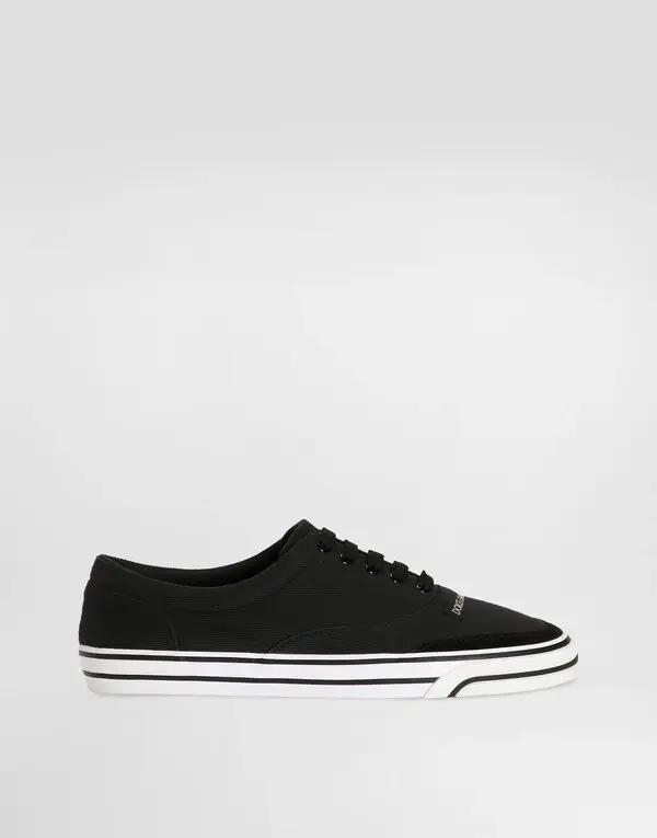 Dolce & Gabbana Sailing Canvas Sneakers - Black