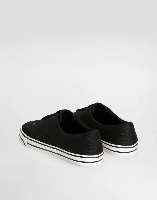 Dolce & Gabbana Sailing Canvas Sneakers - Black