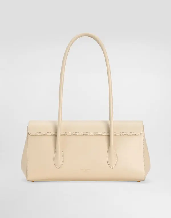 Dolce & Gabbana Marlene Handbag In Palmellato Calfskin - White