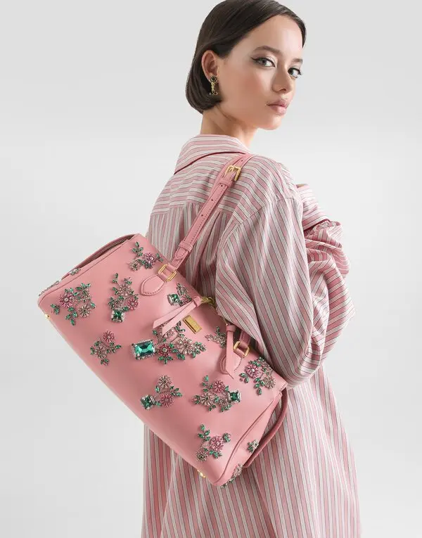 Dolce & Gabbana Vittoria Embroidered Handbag