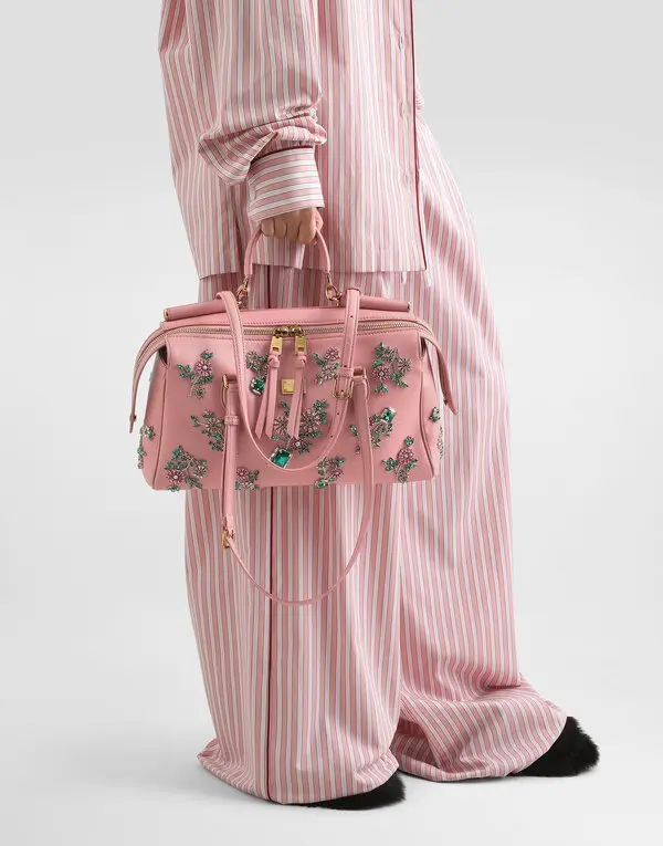 Dolce & Gabbana Vittoria Embroidered Handbag