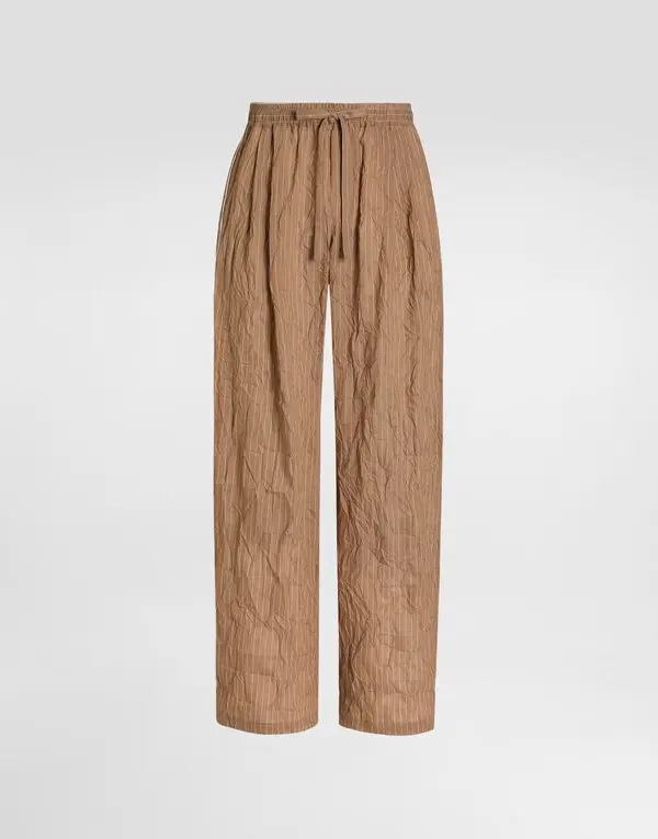 Dolce & Gabbana Linen-blend Vanity Trousers - Multicolor