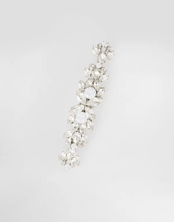 Dolce & Gabbana Rhinestone Brooch - Silver