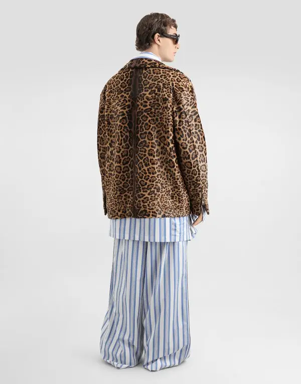 Dolce & Gabbana Leopard-print Shirt-style Jacket