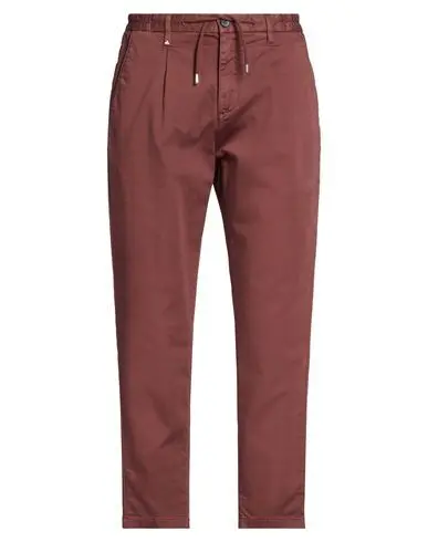 BERNA Cotton Blend Trousers - Brown