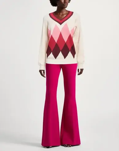 BALLANTYNE Cotton Geometric Print Sweater